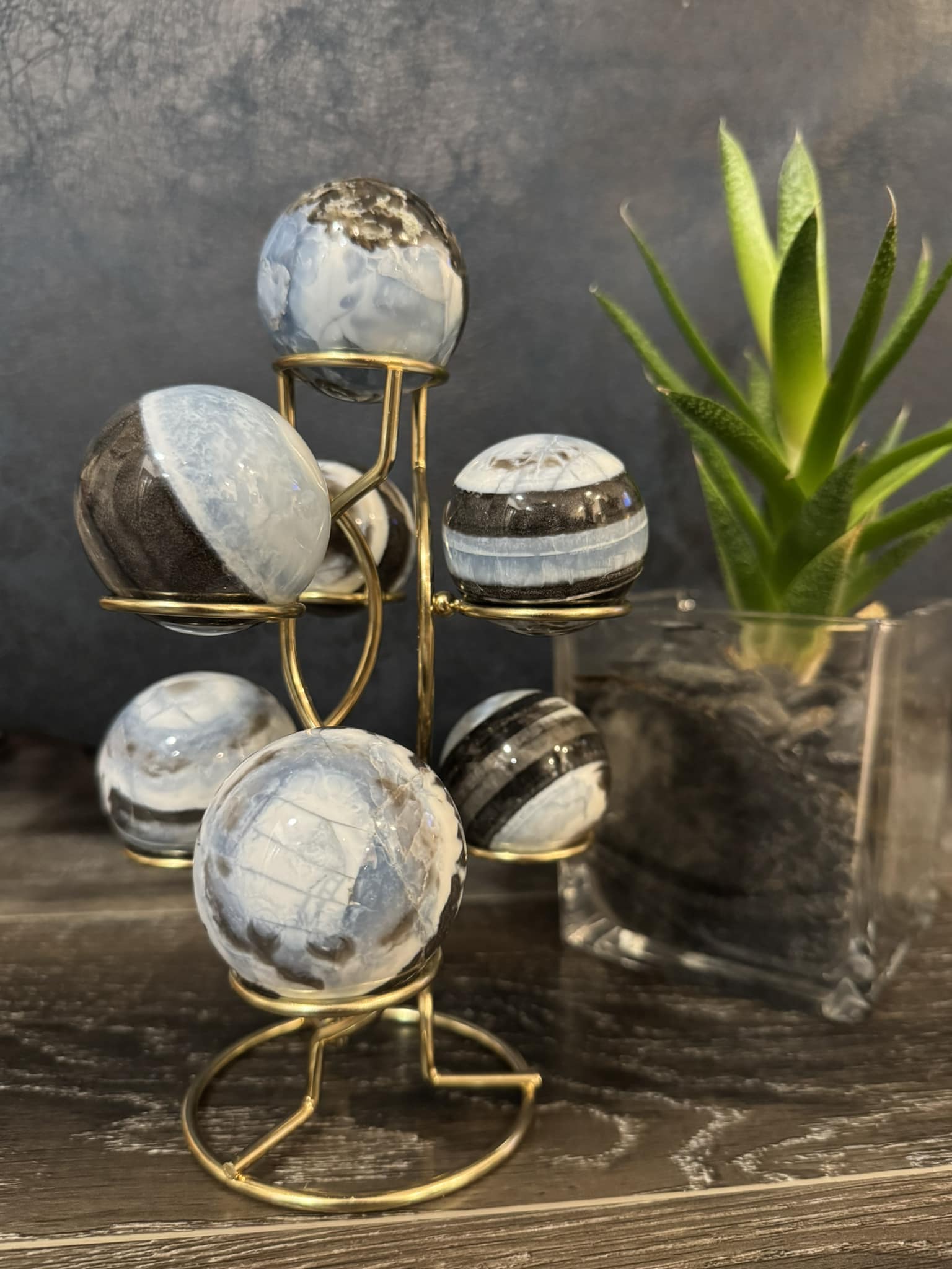 Owyhee Blue Opal - Spheres – Alaskan Mystic Wonders