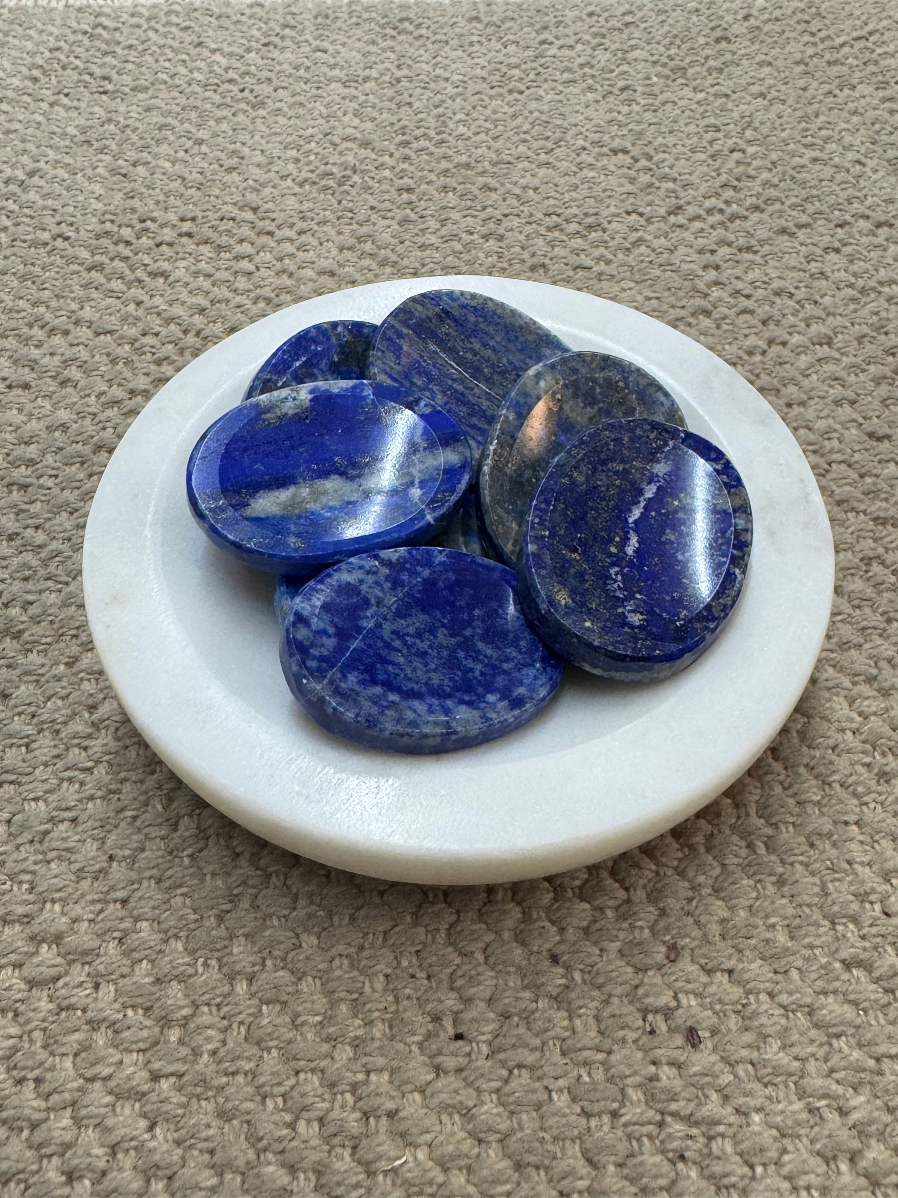 Lapis Lazuli Worry Stones – Alaskan Mystic Wonders