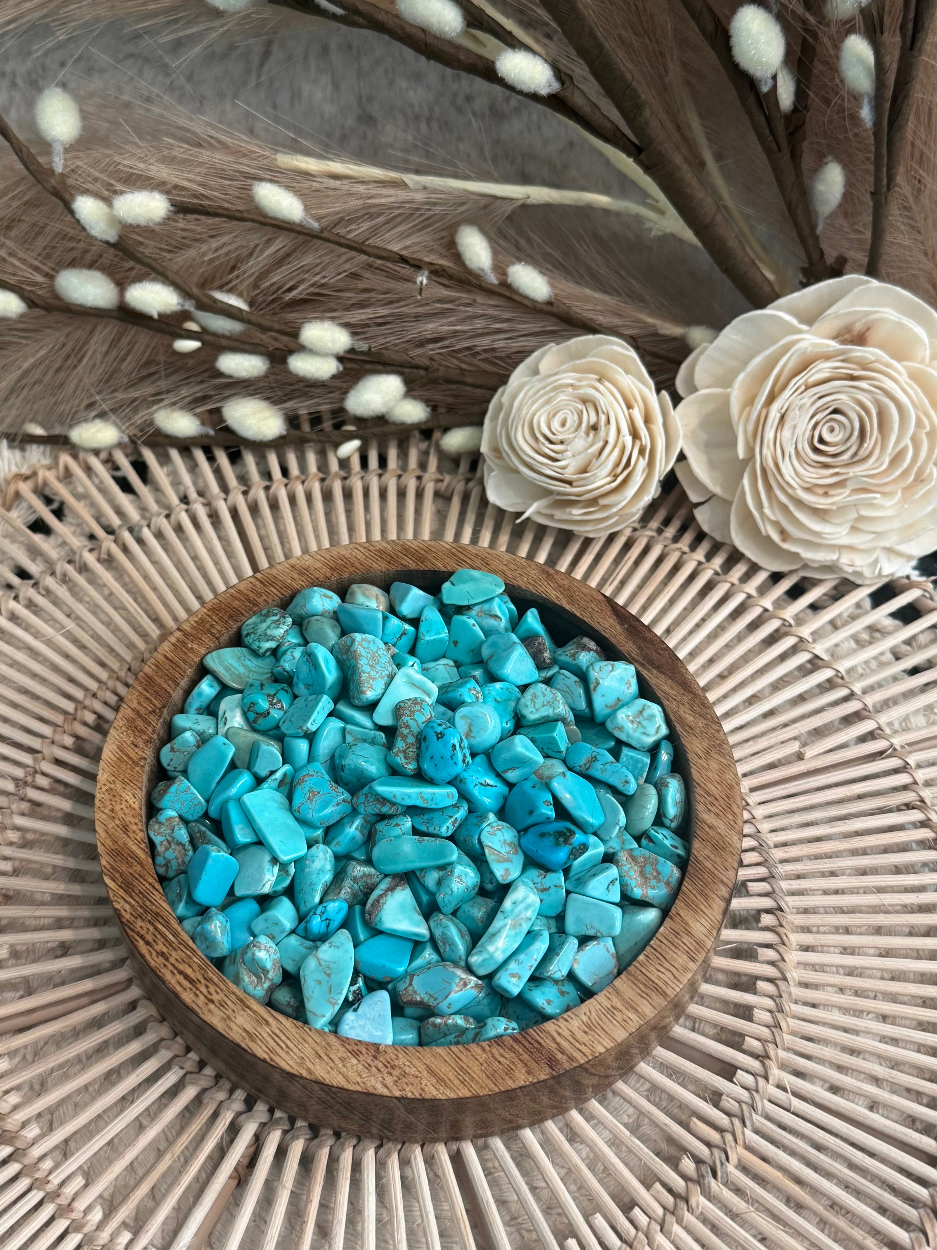 Blue Howlite (Faux Turquoise) – Alaskan Mystic Wonders
